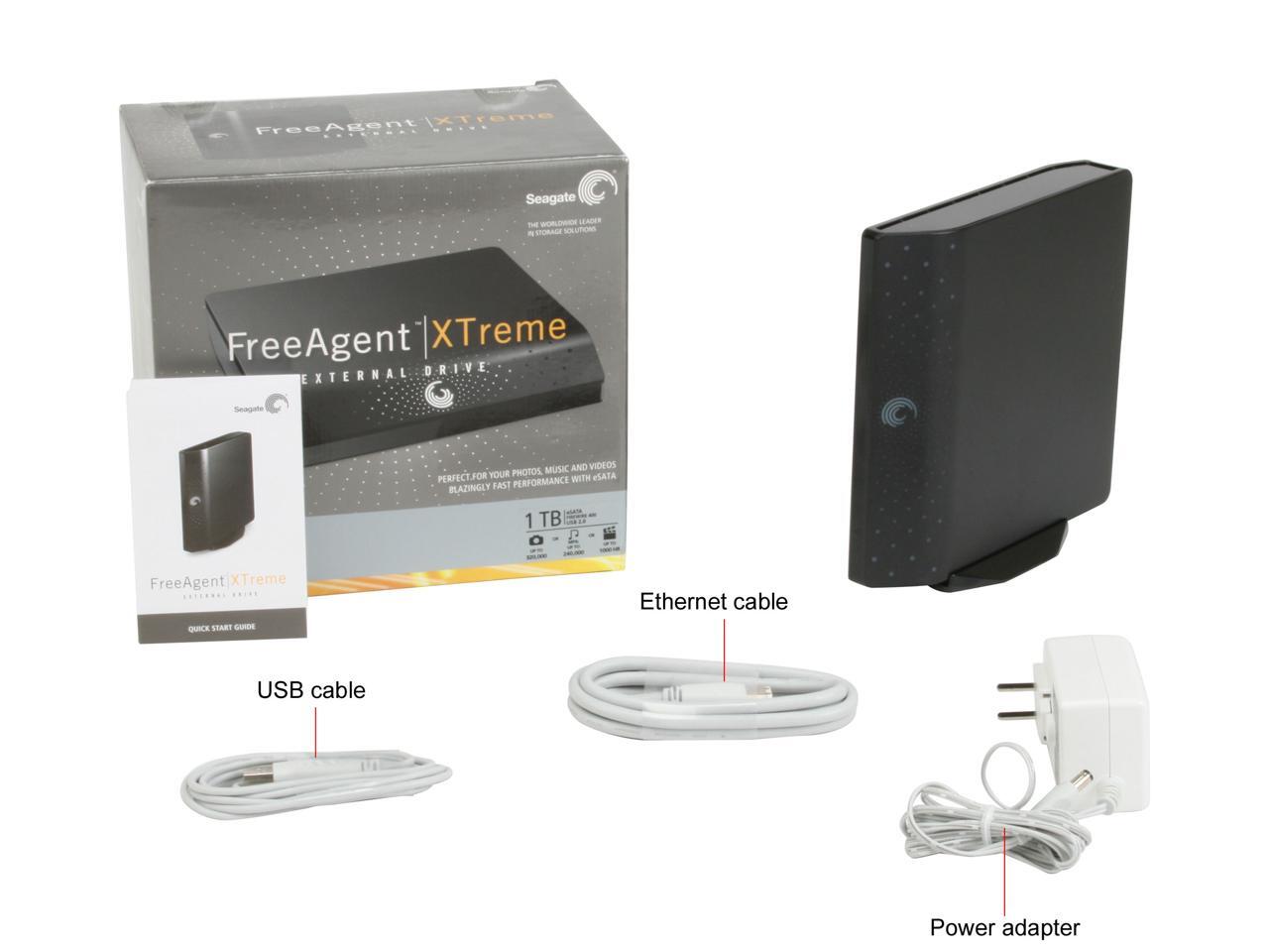 Seagate FreeAgent XTreme 1TB USB 2.0 / Firewire400 / eSATA 3.5 ...