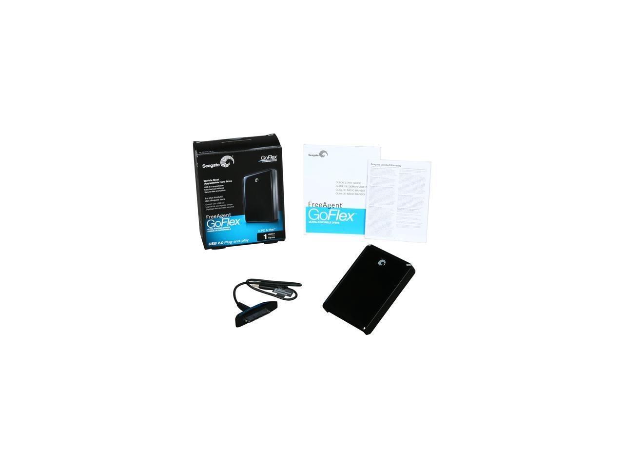 Seagate 1TB FreeAgent GoFlex Ultra-portable Hard Drive USB 2.0 Model ...