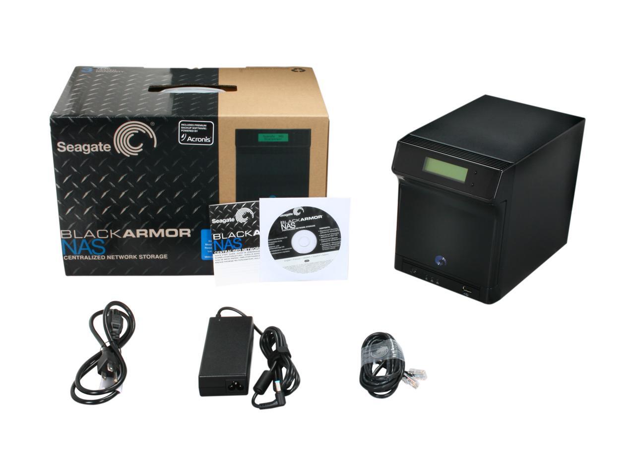 Seagate STAR401 BlackArmor NAS 400 Network Storage Server for SMB User ...