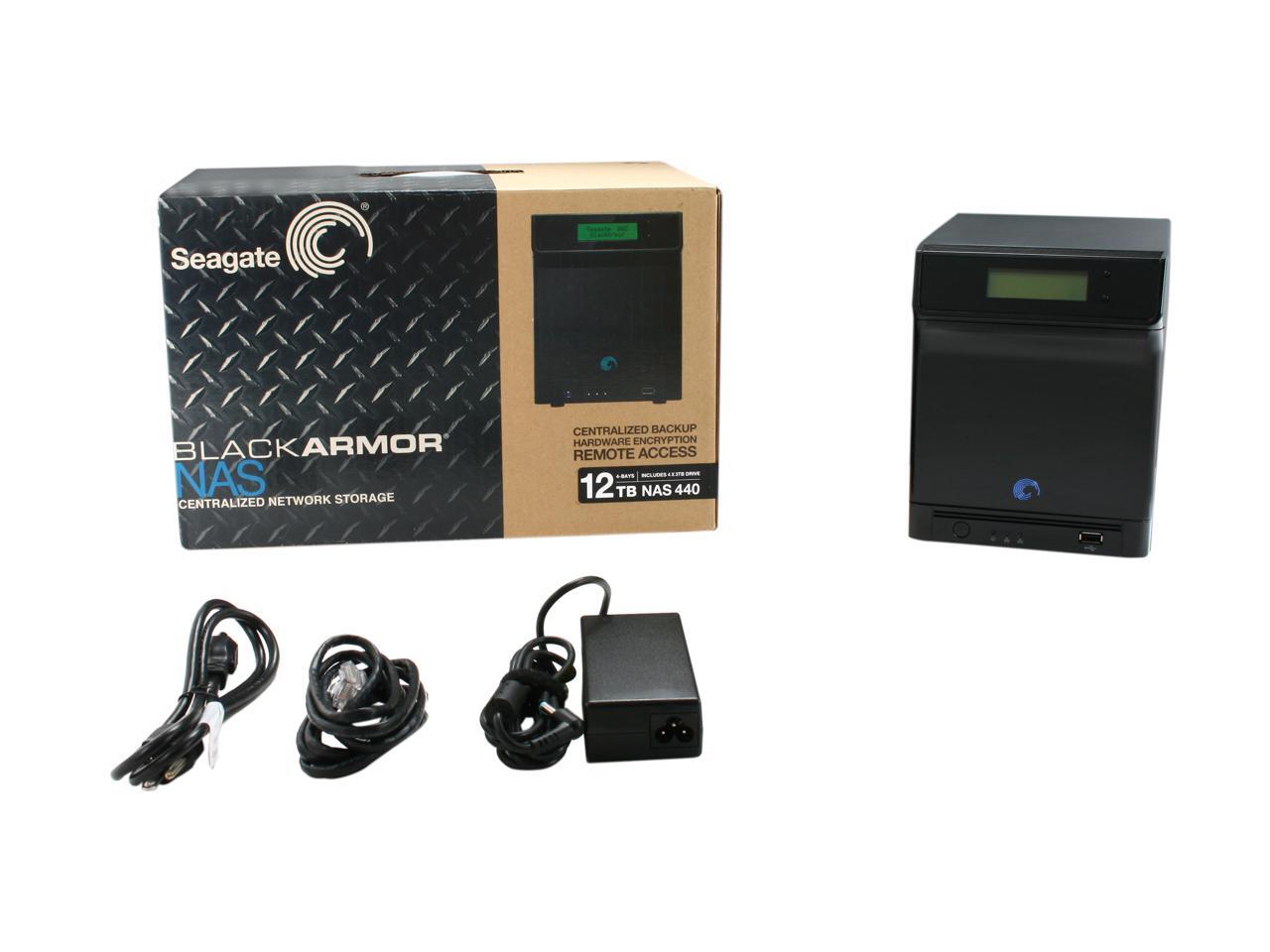 Seagate STAU12000100 BlackArmor 440 Network Storage - Newegg.com