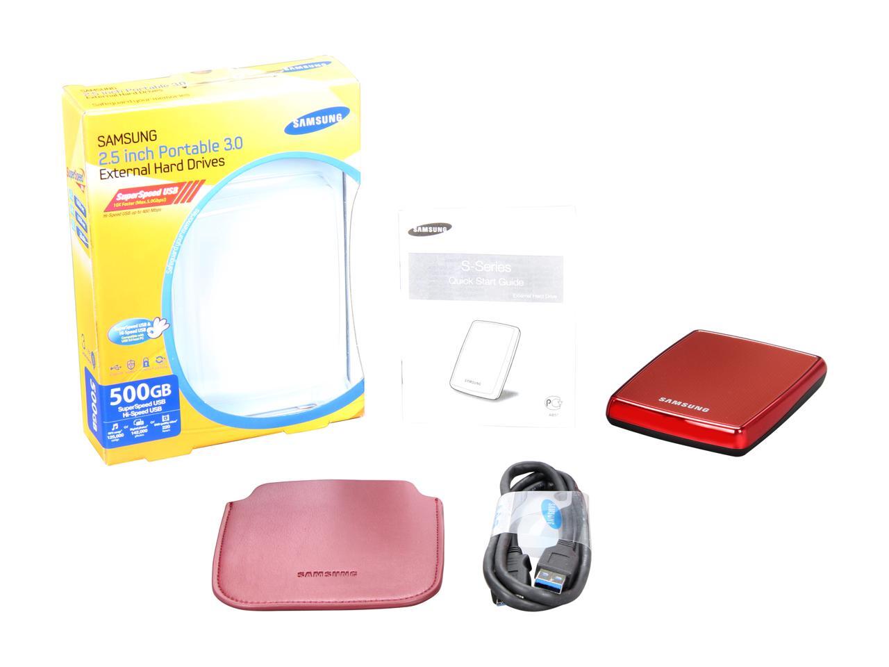 SAMSUNG 500GB USB 3.0 2.5" External Hard Drive - Newegg.com