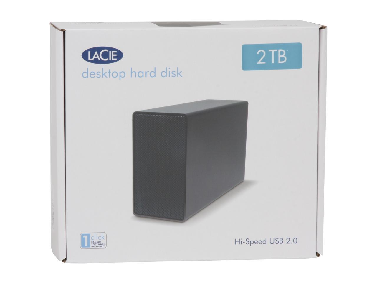 Open Box: LaCie 2TB USB 2.0 3.5" External Hard Drive - Newegg.com