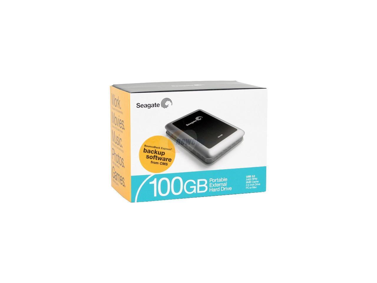 Seagate Portable 100GB USB 2.0 2.5" External Hard Drive - Newegg.com