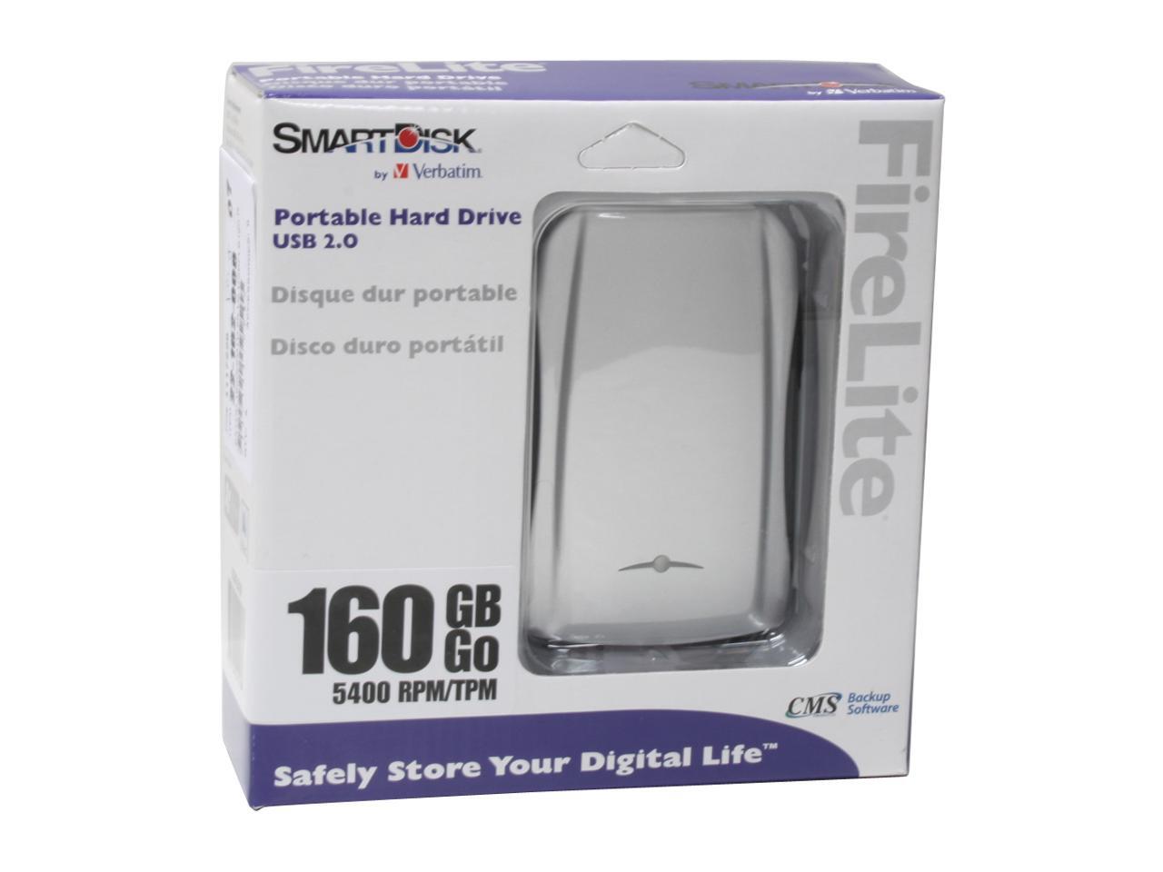 SMARTDISK FireLite 160GB USB 2.0 2.5" External Hard Drive - Newegg.ca