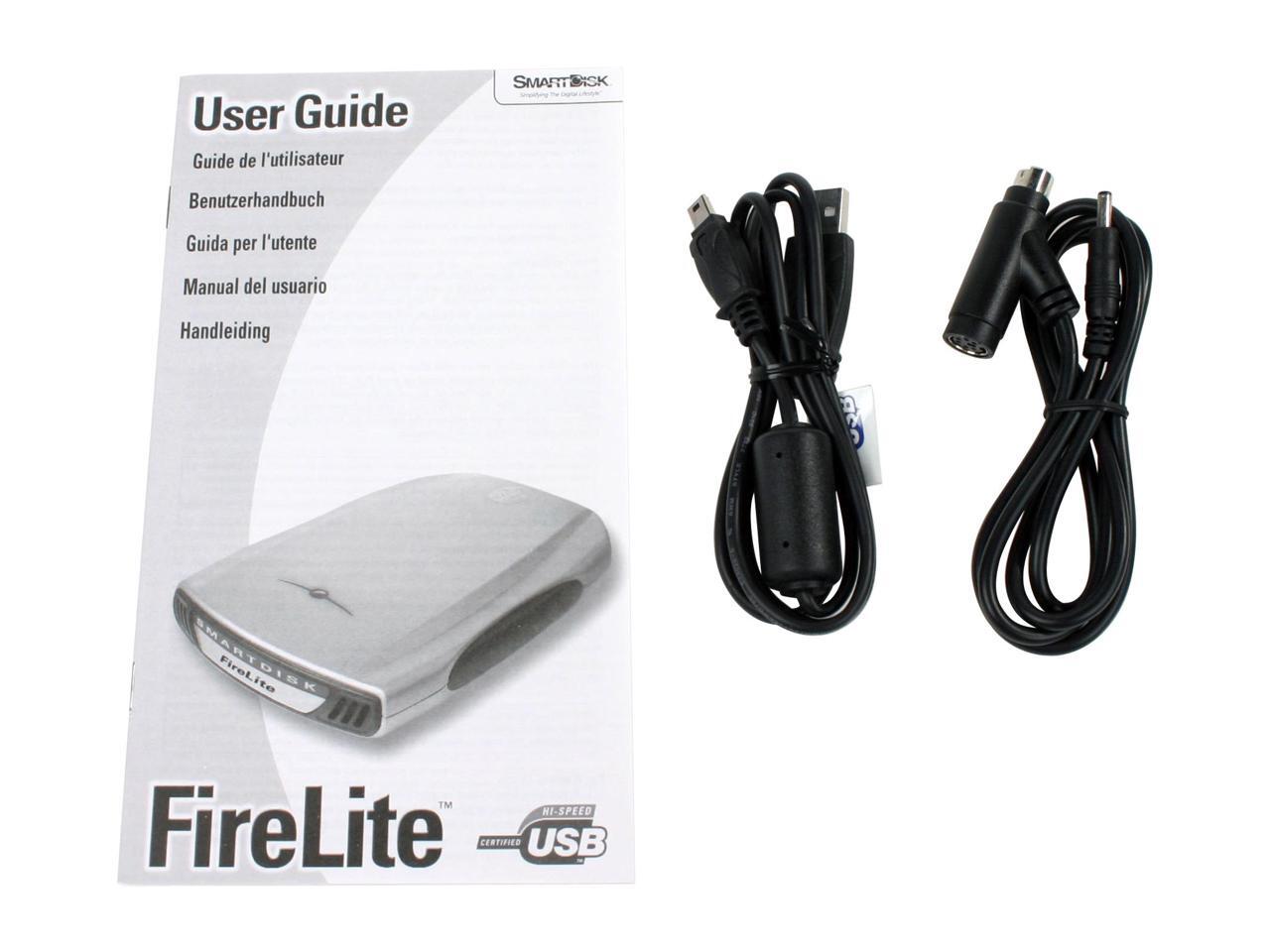 SMARTDISK FireLite 40GB USB 2.0 2.5" External Hard Drive - Newegg.com