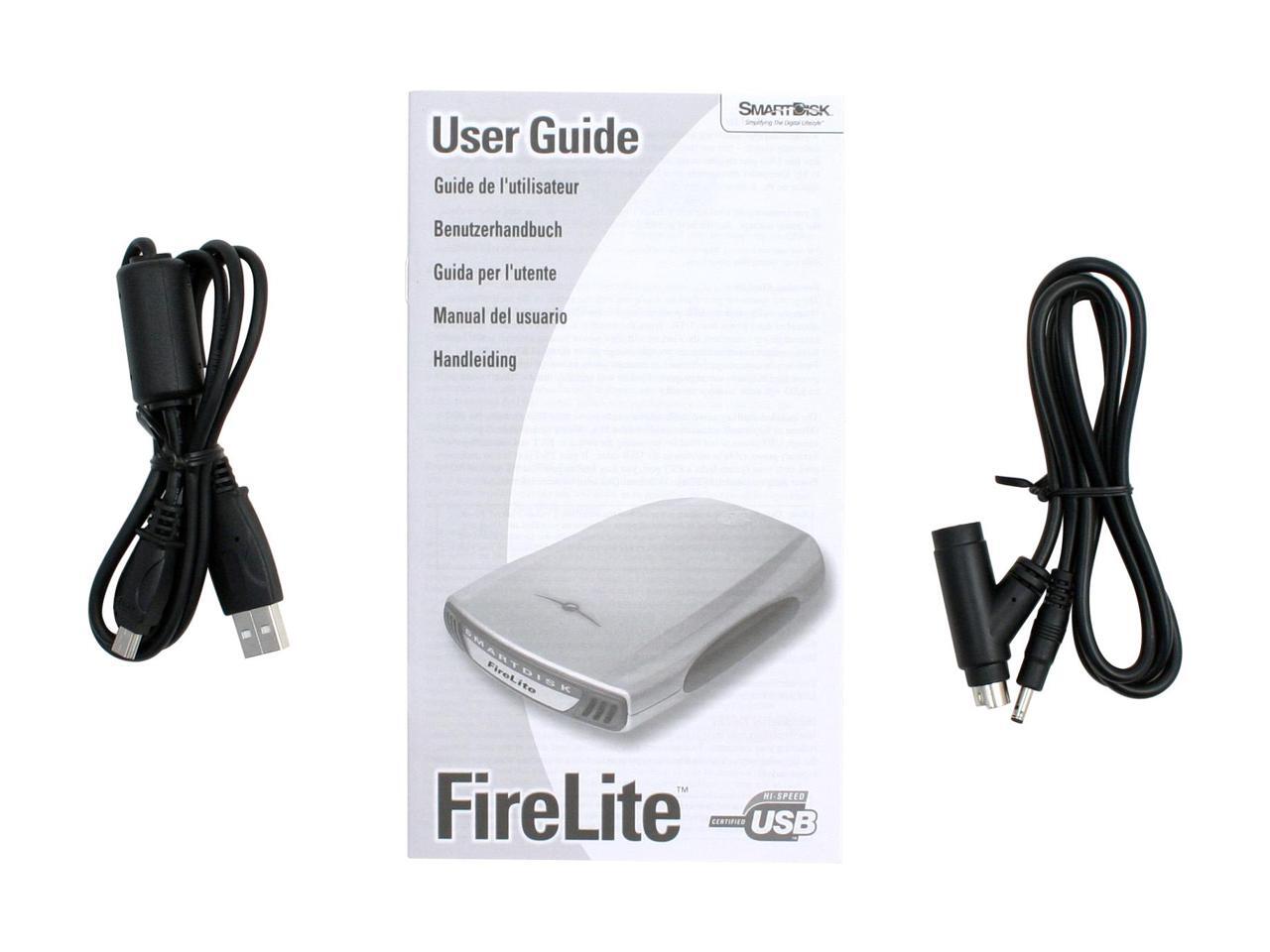 SMARTDISK FireLite 80GB USB 2.0 2.5" External Hard Drive - Newegg.com