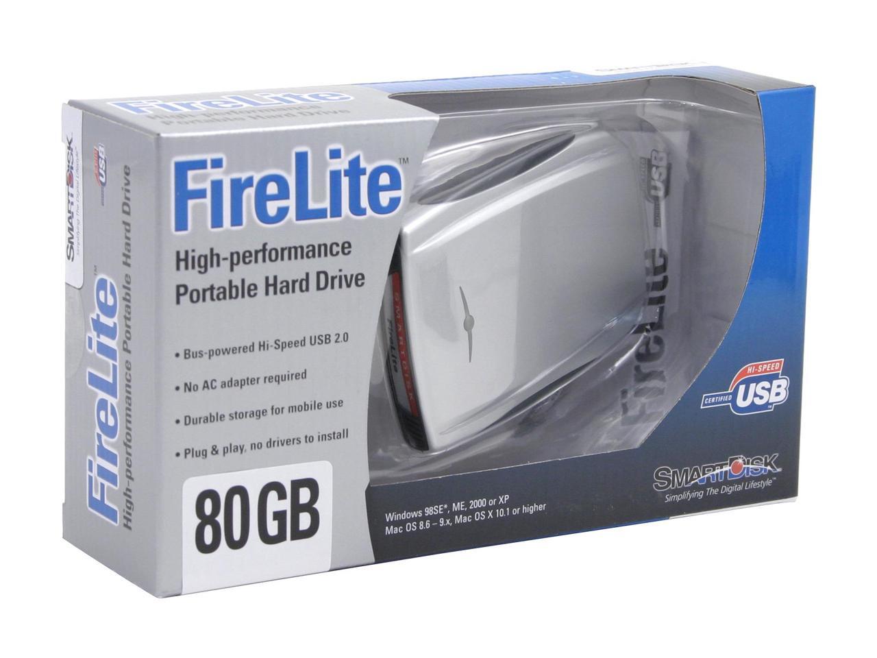 SMARTDISK FireLite 80GB USB 2.0 2.5" External Hard Drive - Newegg.com