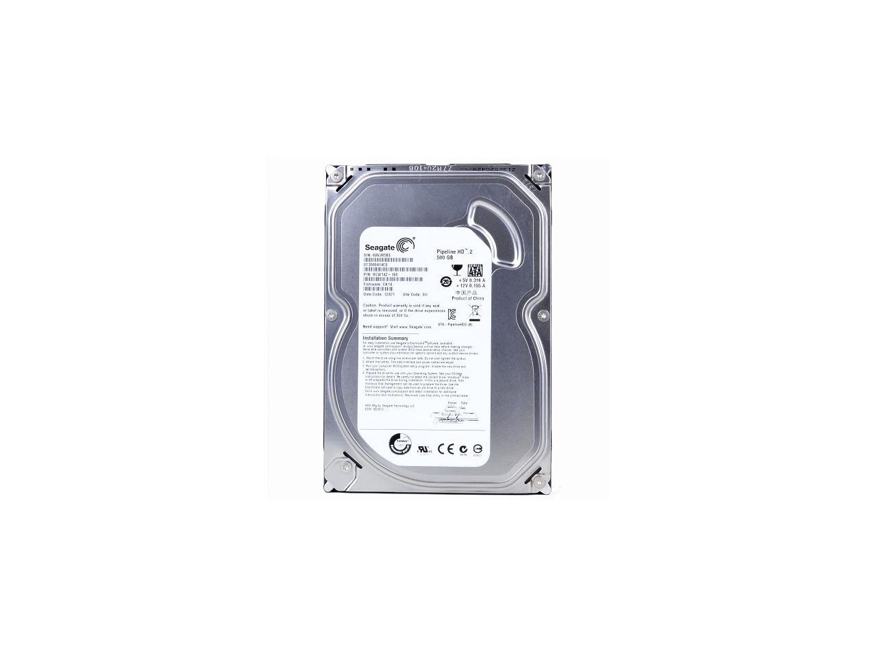 Refurbished: Seagate Pipeline HD.2 500GB 5.9K RPM 3.5" SATA(Refurbished ...