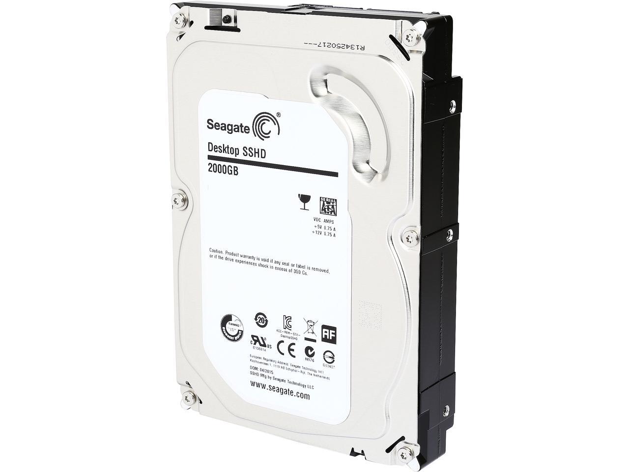 Refurbished: Seagate ST2000DX001 2TB+8GB 64MB Cache SATA 6.0Gb/s 3.5 ...