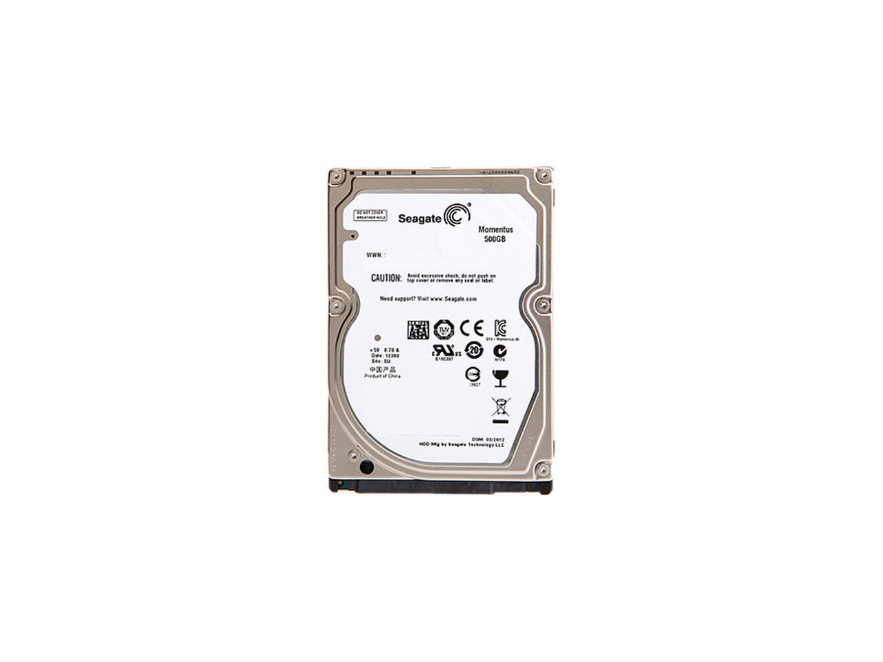Seagate Momentus ST9500424AS 500GB 7200 RPM 16MB Cache SATA 3.0Gb/s 2.5 ...