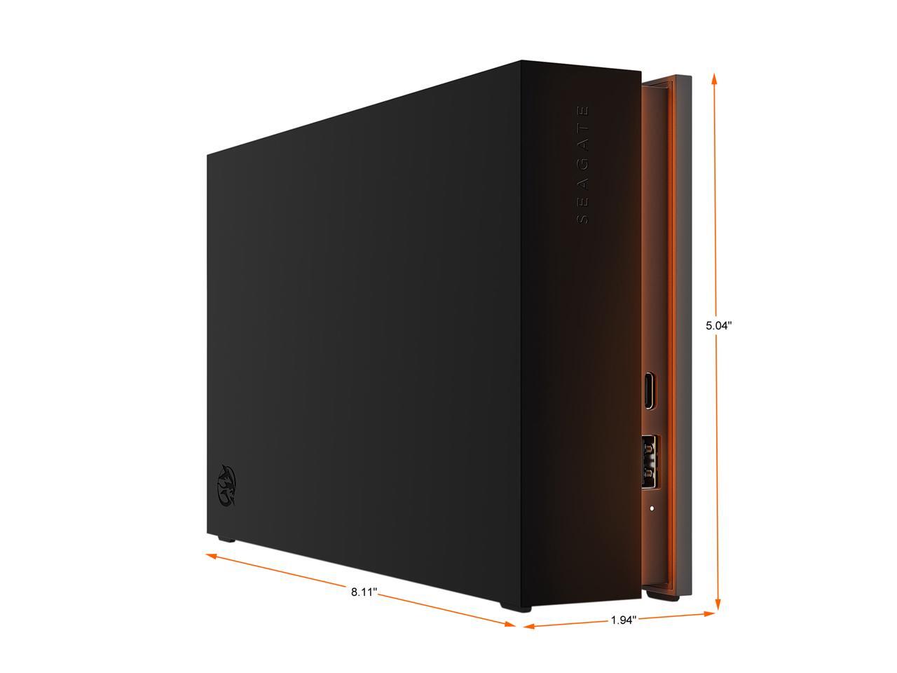 Seagate FireCuda Gaming Hub External Hard Drive HDD 8TB - USB 3.2 ...