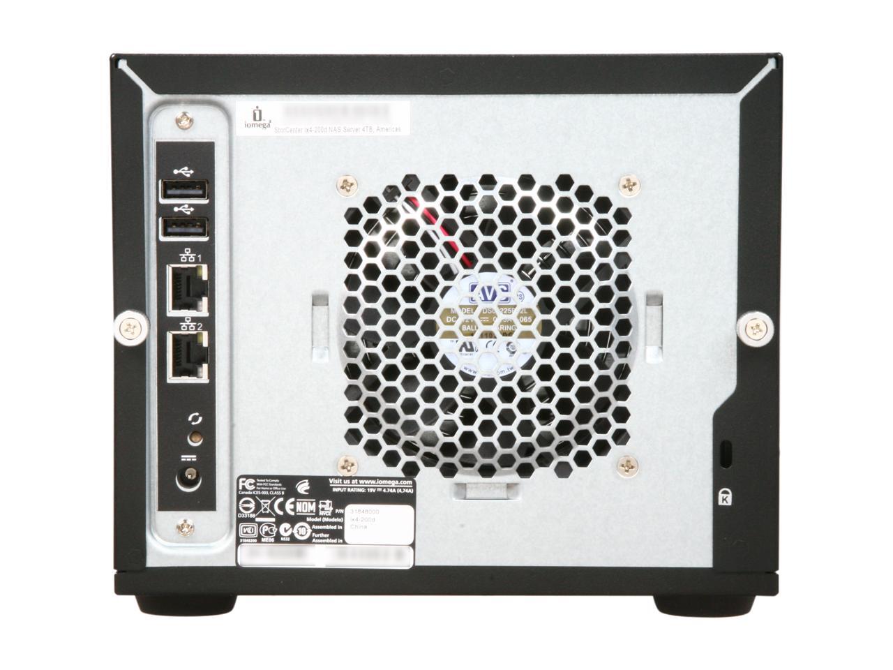 iomega 34549 StorCenter ix4-200d NAS Server - Newegg.com