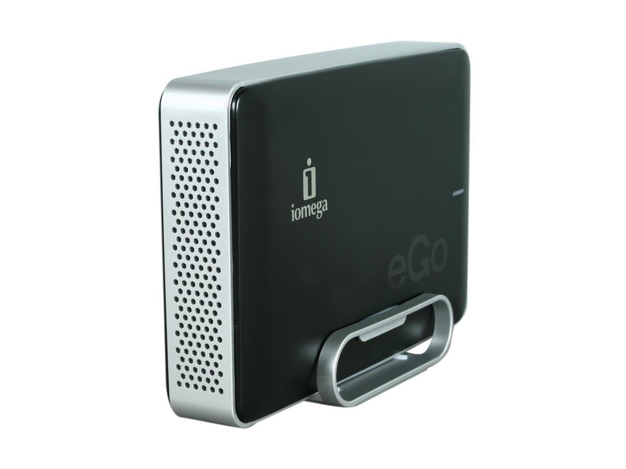 iomega eGo Desktop 1TB USB 2.0 3.5" External Hard Drive Jet Black ...