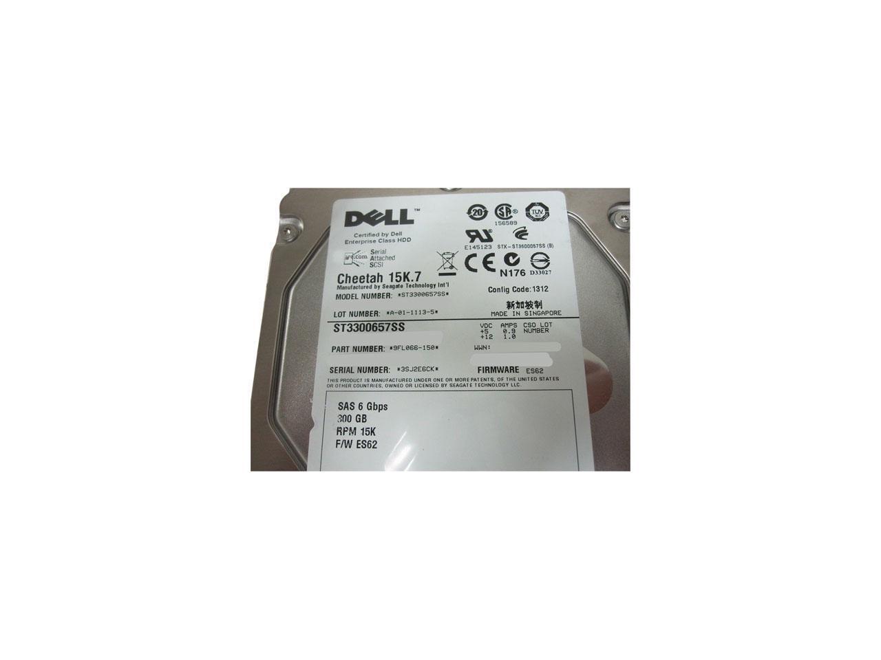 Dell F617N 300GB 15000 RPM 16MB Cache SAS 6Gb/s 3.5" Internal Hard ...