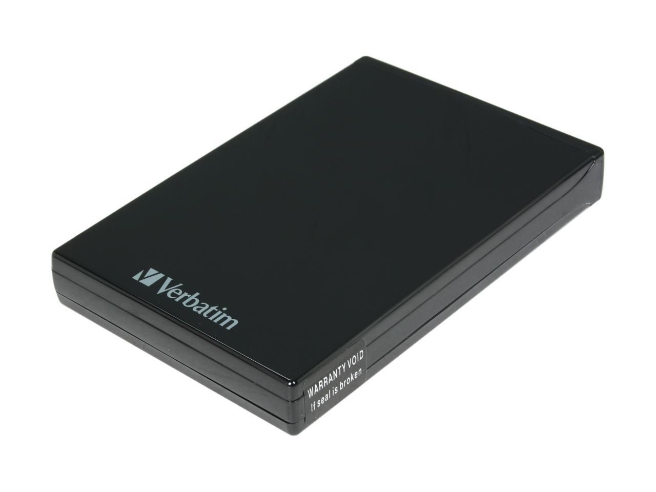 Verbatim Acclaim 1TB USB 2.0 2.5" Portable External Hard Drive Piano ...