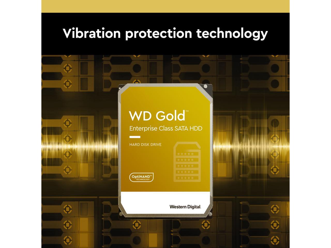 WD Gold WD221KRYZ 22TB 7200 RPM 512MB Cache SATA 6.0Gb/s 3.5" Internal ...