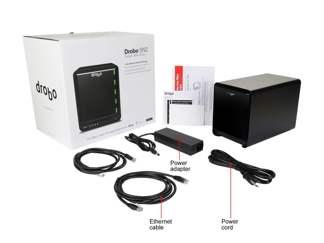 Drobo 5N2: Network Attached Storage (NAS) 5-Bay Array - Newegg.com