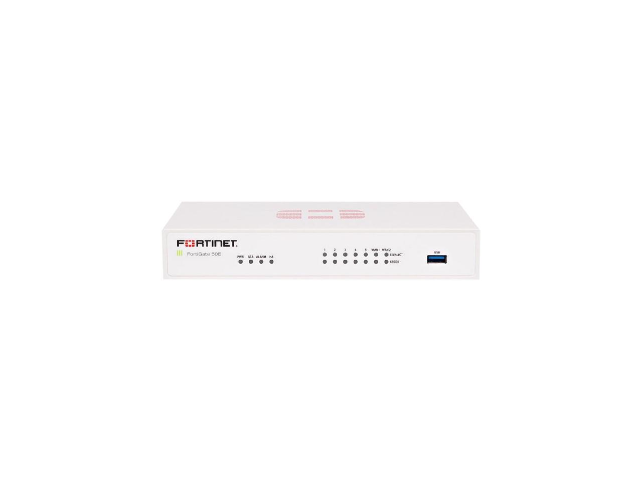 Fortinet FortiGate-50E / FG-50E Next Generation (NGFW) Firewall ...