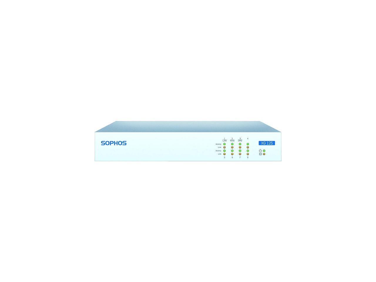 Sophos - XG1CT3HEK - Sophos XG 125 Network Security/Firewall Appliance ...