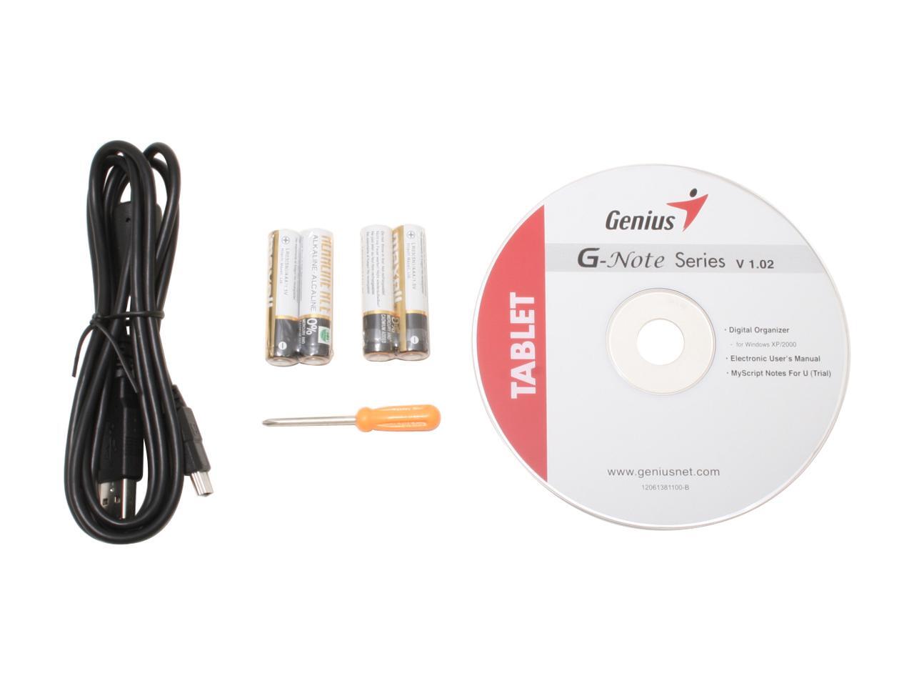 Genius G-Note 7100 - A4 Size Digital Note and Tablet with Two color ...