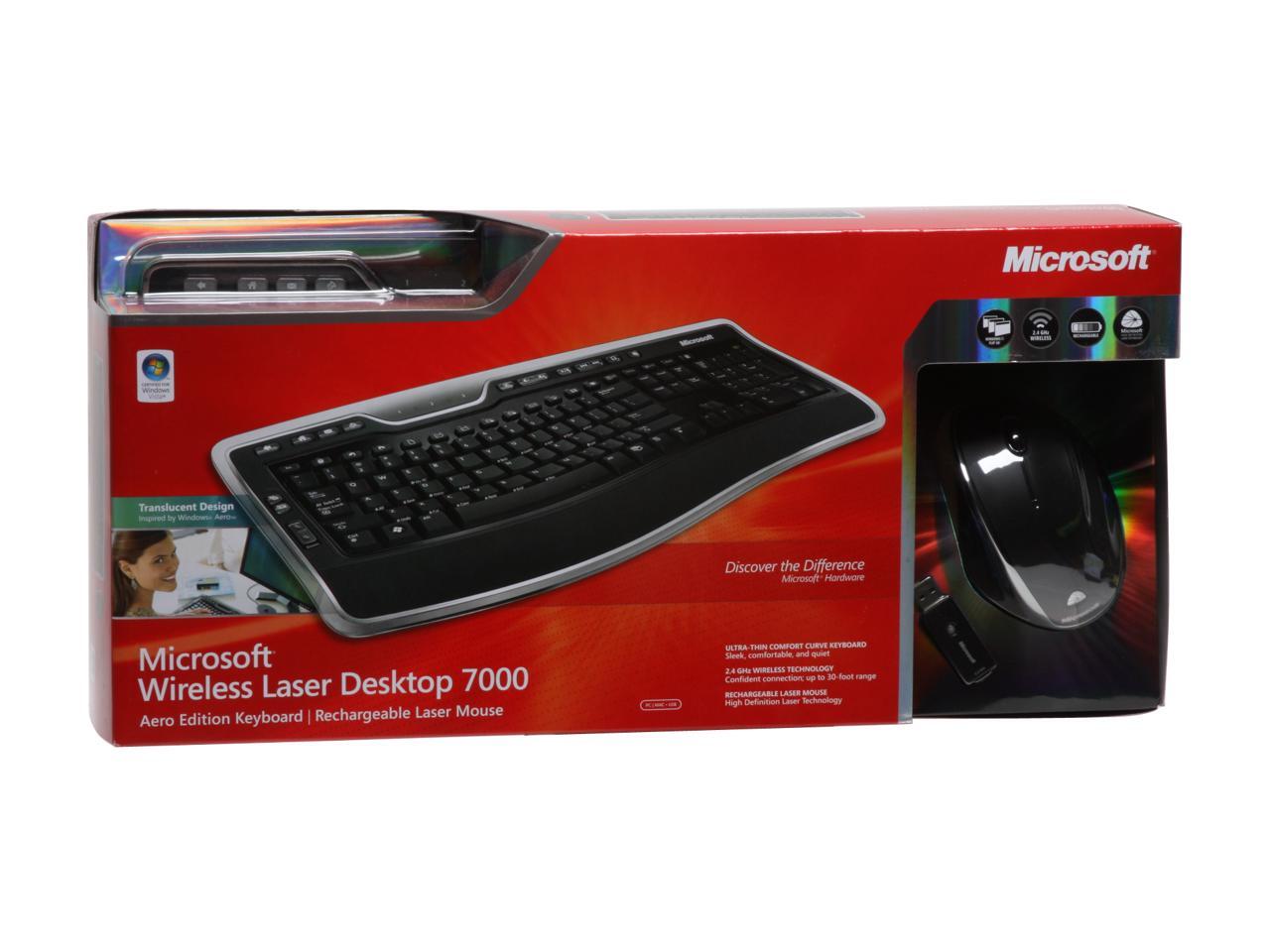 Microsoft FHA-00001 Wireless Laser Desktop 7000 - Newegg.com