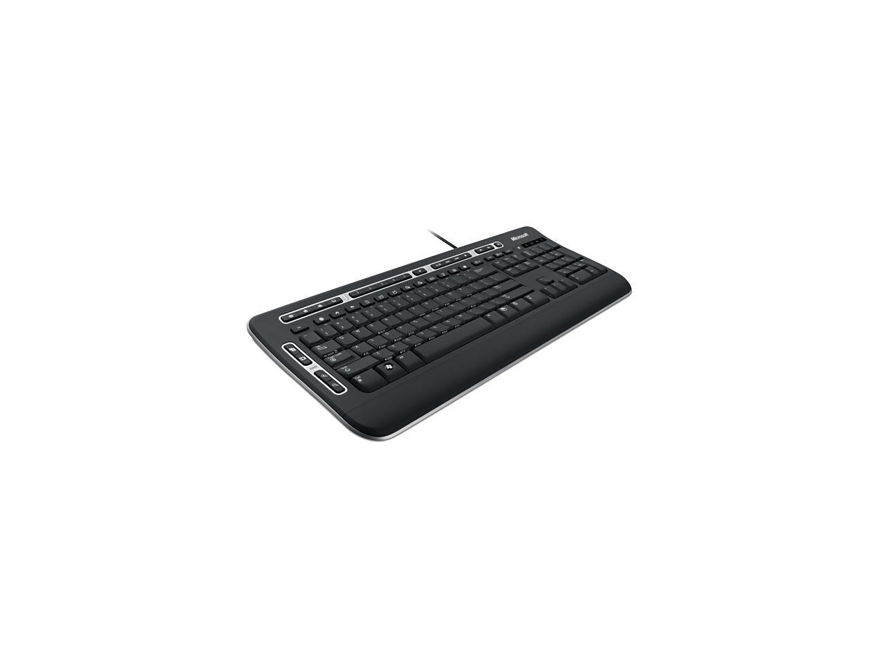 Microsoft Black Digital Media Keyboard 3000 - English (Canada ...