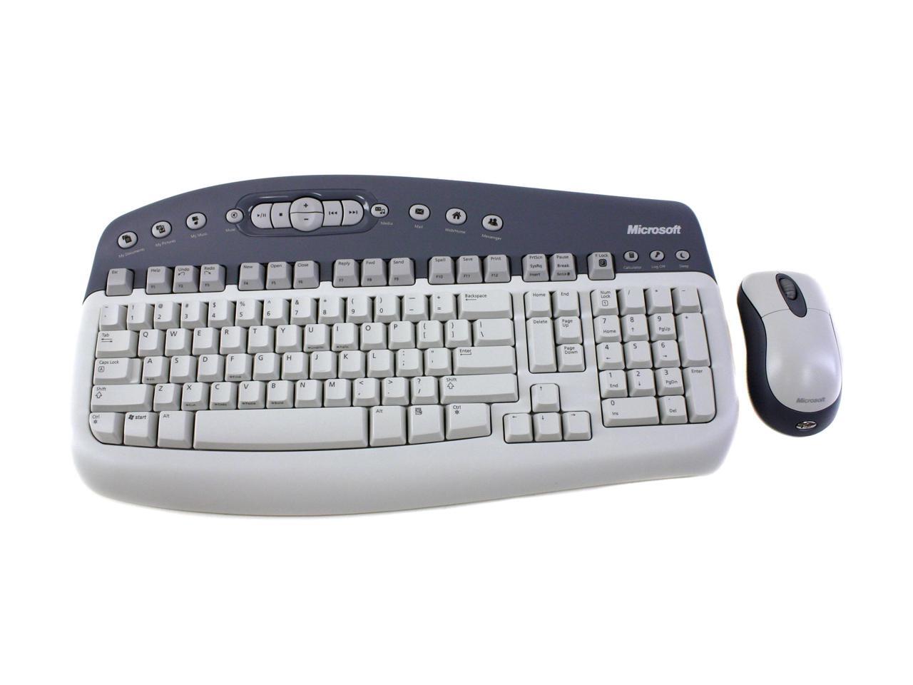 Microsoft T20-00001 2-Tone RF Wireless Keyboard - Newegg.com