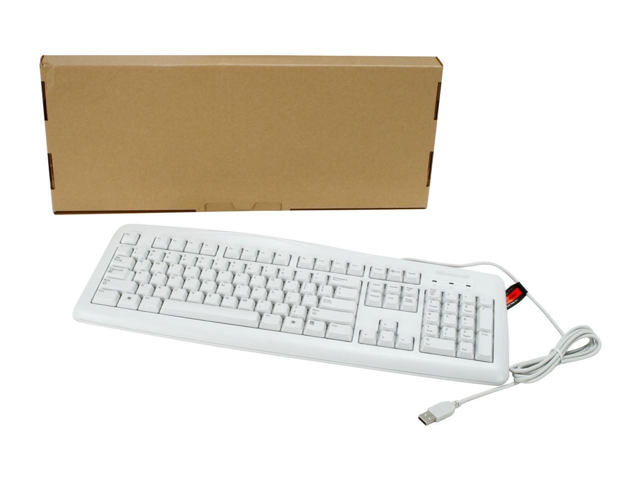 Microsoft Wired Keyboard 200 - White - OEM - Newegg.com