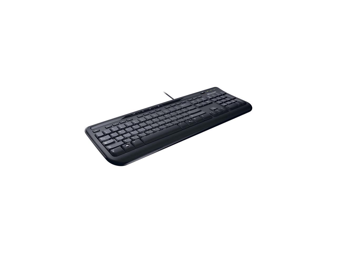 Microsoft Wired Keyboard 600 ANB-00002 Black Wired Keyboard - Newegg.com
