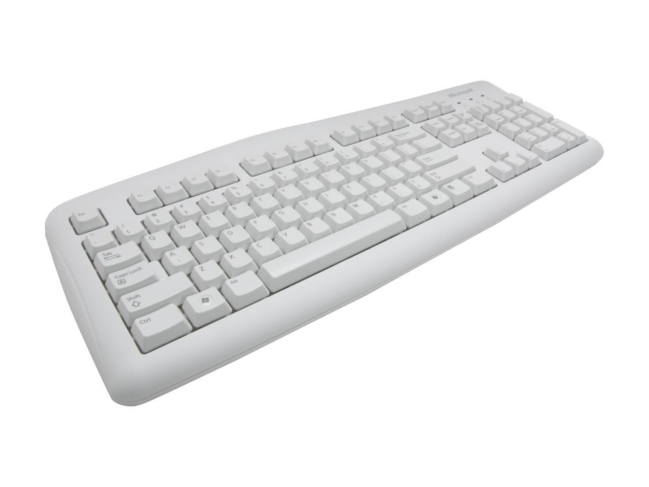 Microsoft Keyboard 200 6JH-00026 White Wired Keyboard - Newegg.com