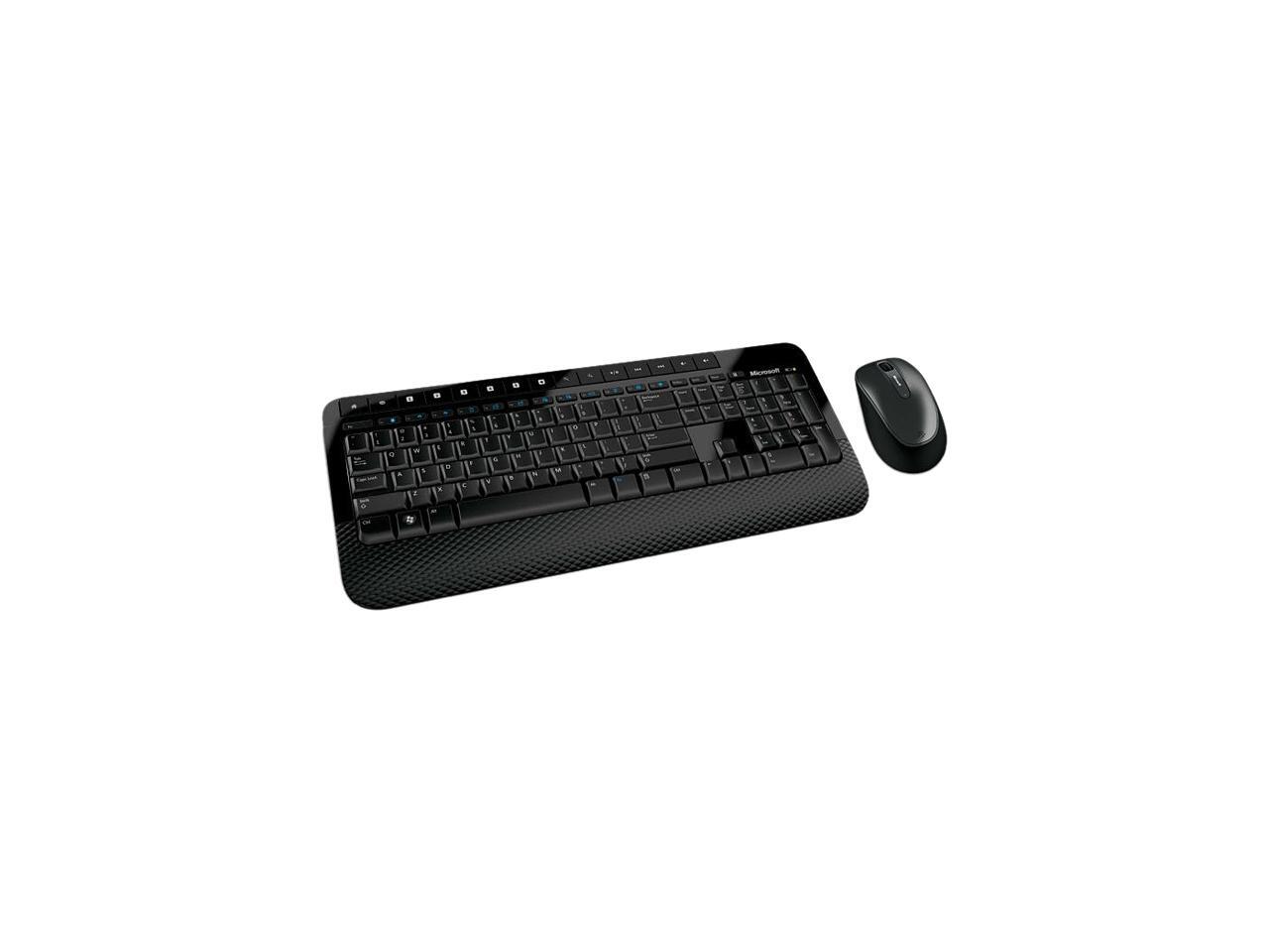 Microsoft Wireless Desktop 2000 M7J-00019 Black RF Wireless Keyboard ...