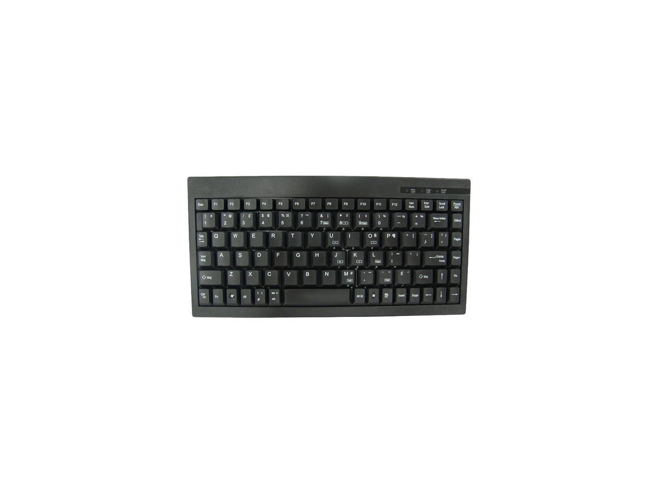 SOLIDTEK MINI-KEYBOARD, USB, BLACK, FRENCH CANADIAN LAYOUT - Newegg.com