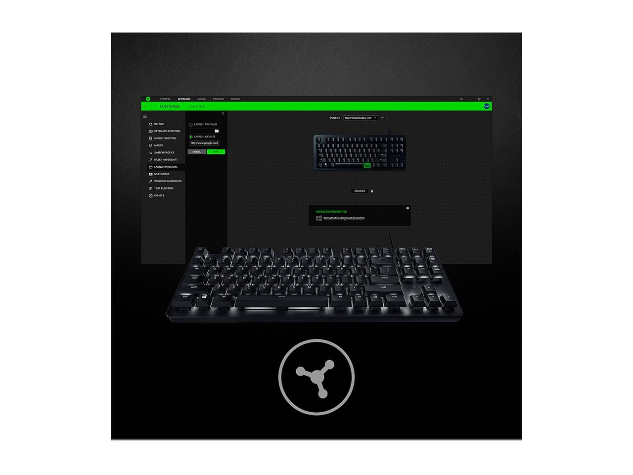 Razer BlackWidow Lite – Silent Mechanical Gaming Keyboard - US Layout ...