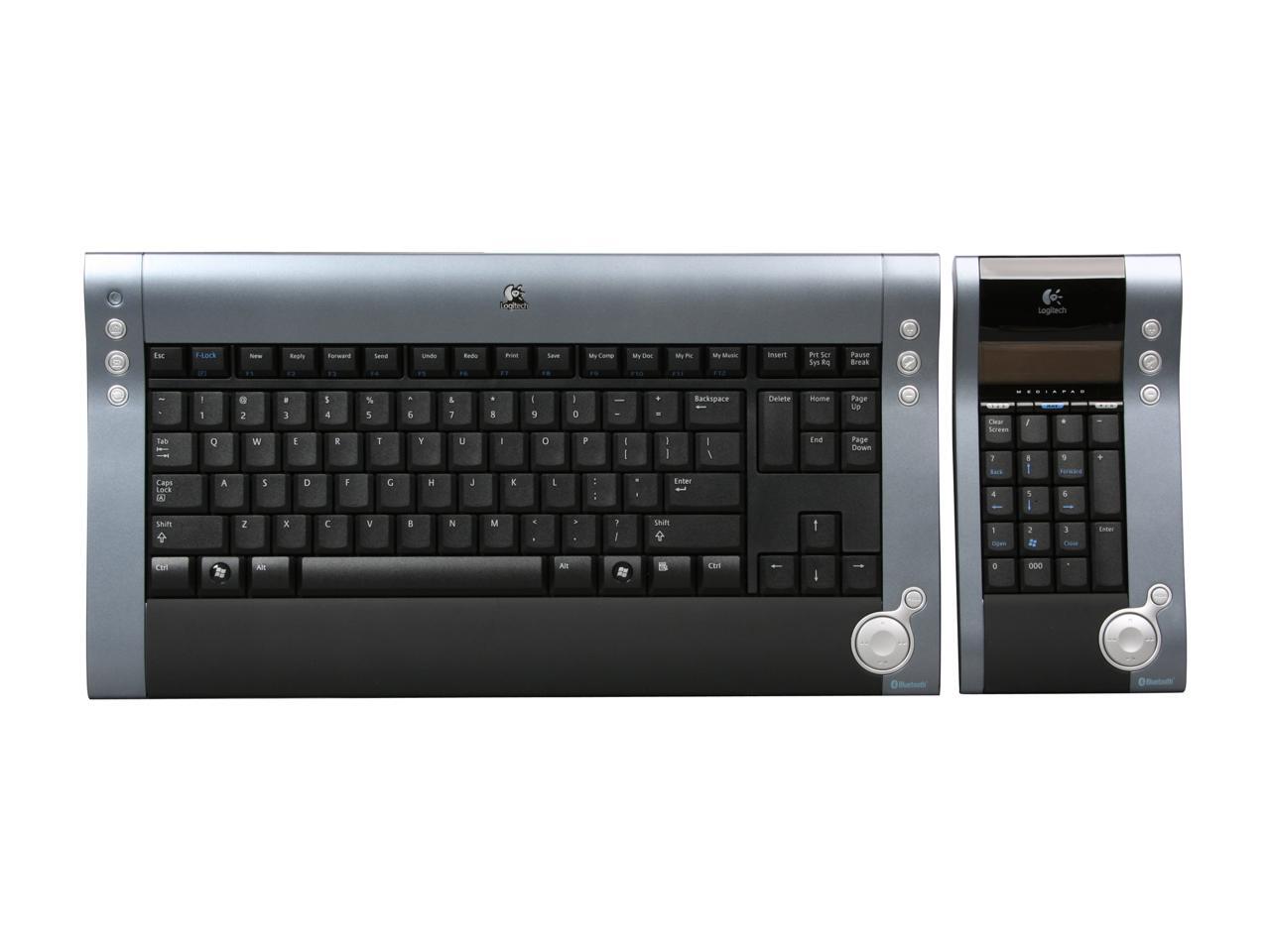 Logitech diNovo Media Desktop Laser - 103 Normal Keys 16 Function Keys ...