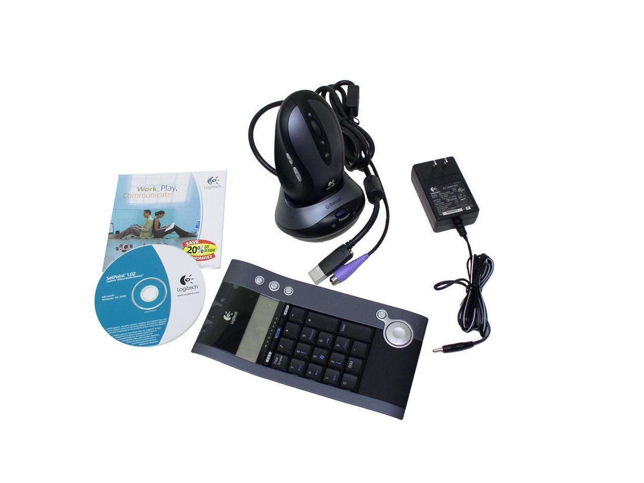 Logitech diNovo Media Desktop 967312-0403 2-Tone Bluetooth Wireless ...