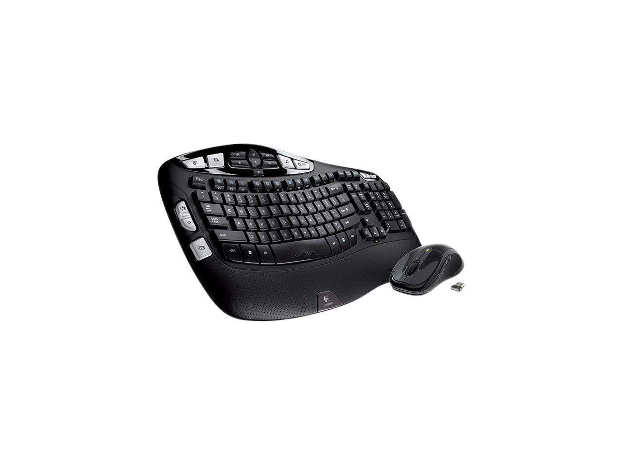 Refurbished: Logitech MK550 Black RF Wireless Wave Combo - Newegg.com