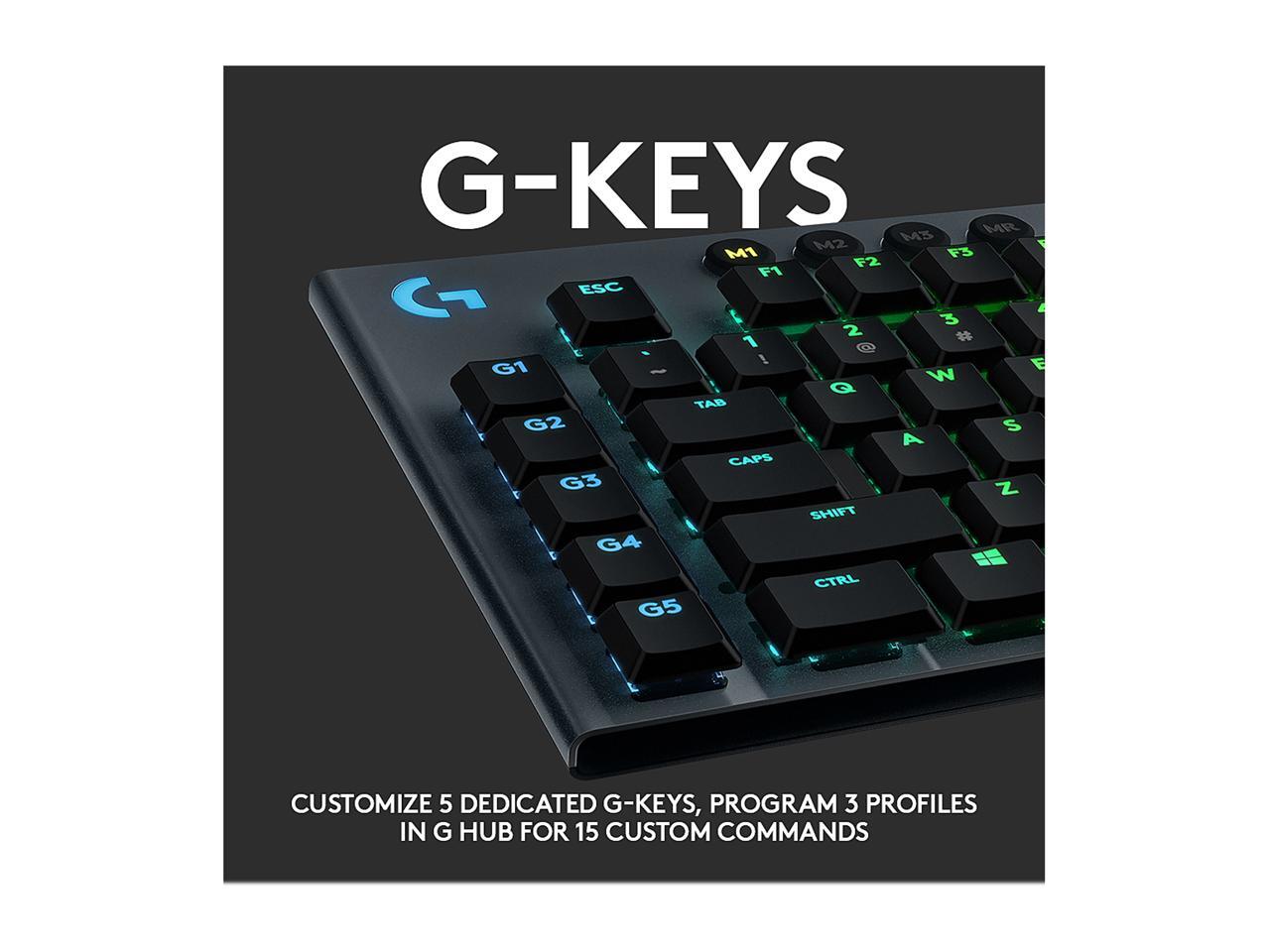 Logitech G815 LIGHTSYNC RGB Mechanical Gaming Keyboard - Newegg.ca