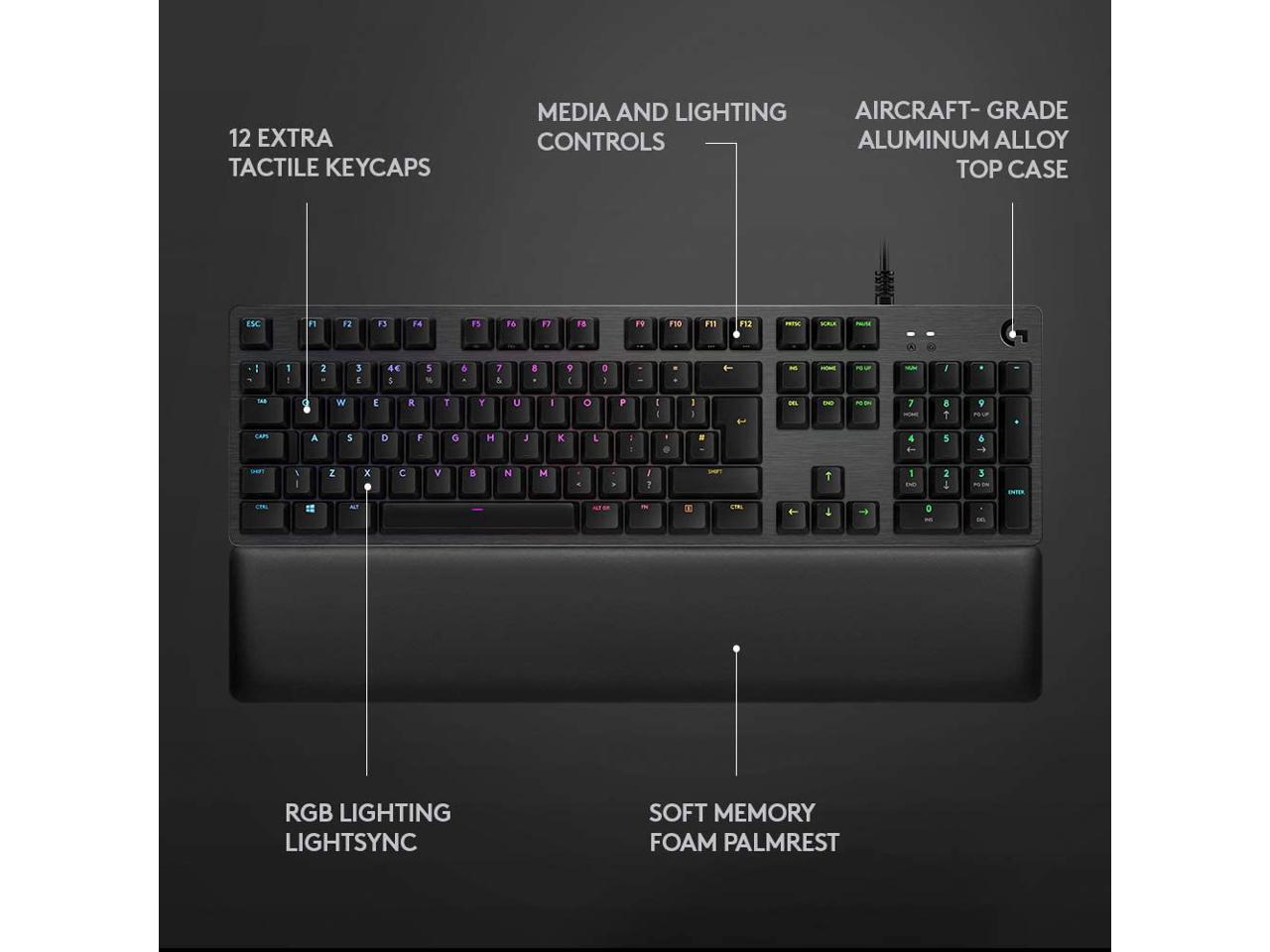 LOGITECH - COMPUTER ACCESSORIES G513 RGB MECHANICAL GAMING KEYB NEW ...