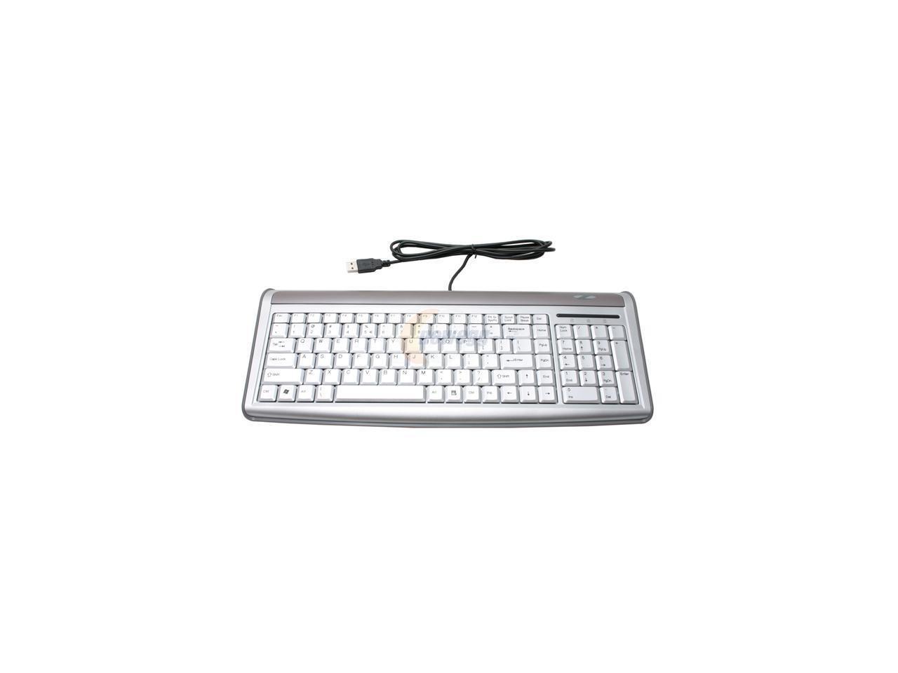 ZIPPY Gemini WK-724 Silver Keyboard - Newegg.com