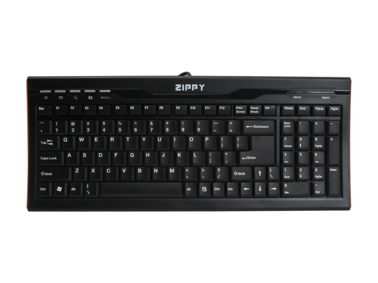 ZIPPY WK-730 Black Multimedia Keyboard - Newegg.com