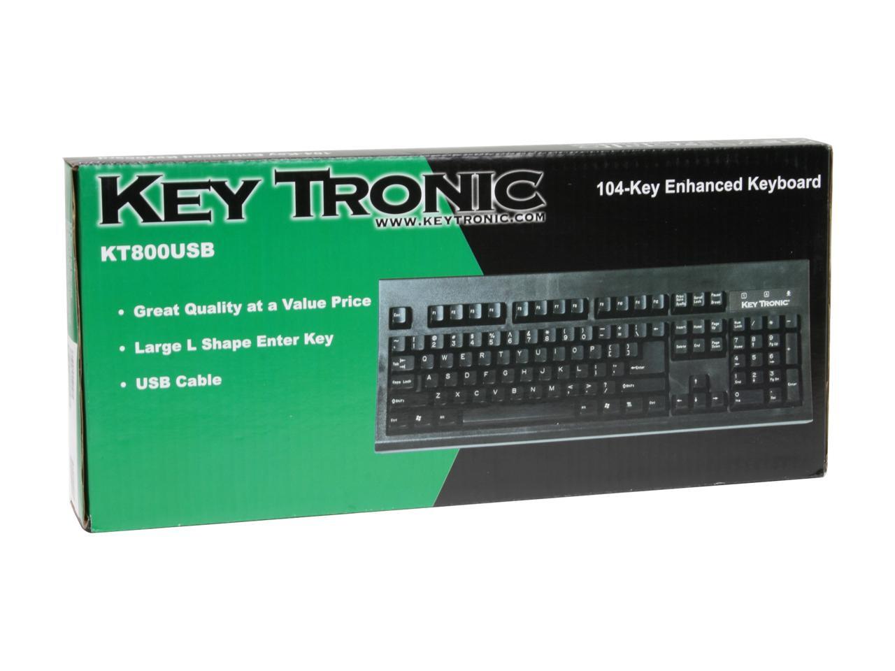 KeyTronic KT800U2 Black See Details Keyboard - Newegg.com