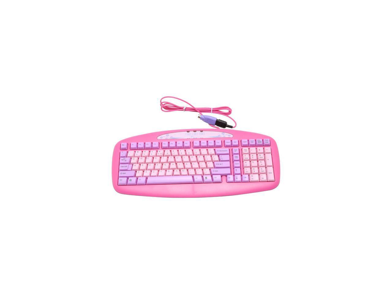 A4Tech My Kids KBS-6000P Barbie Pink Wired Keyboard - Newegg.com