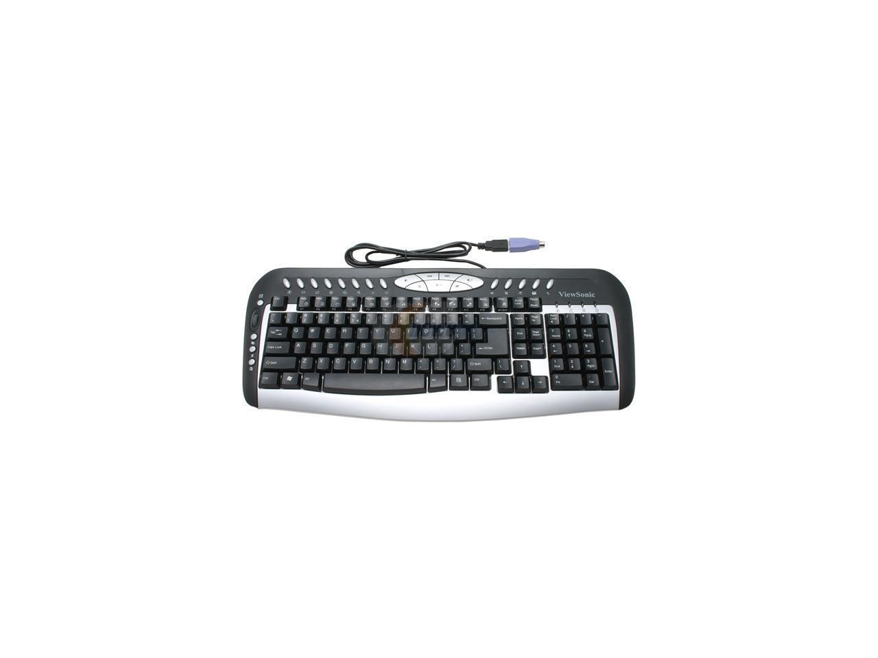 ViewSonic KC312 2-Tone Wired Keyboard - Newegg.com