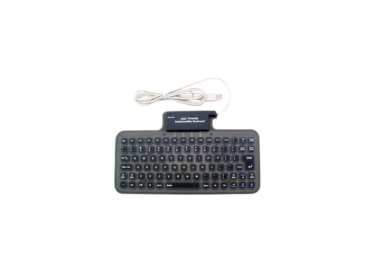 GRANDTEC FLX500U Black Wired Virtually Indestructible Keyboard - Newegg.com