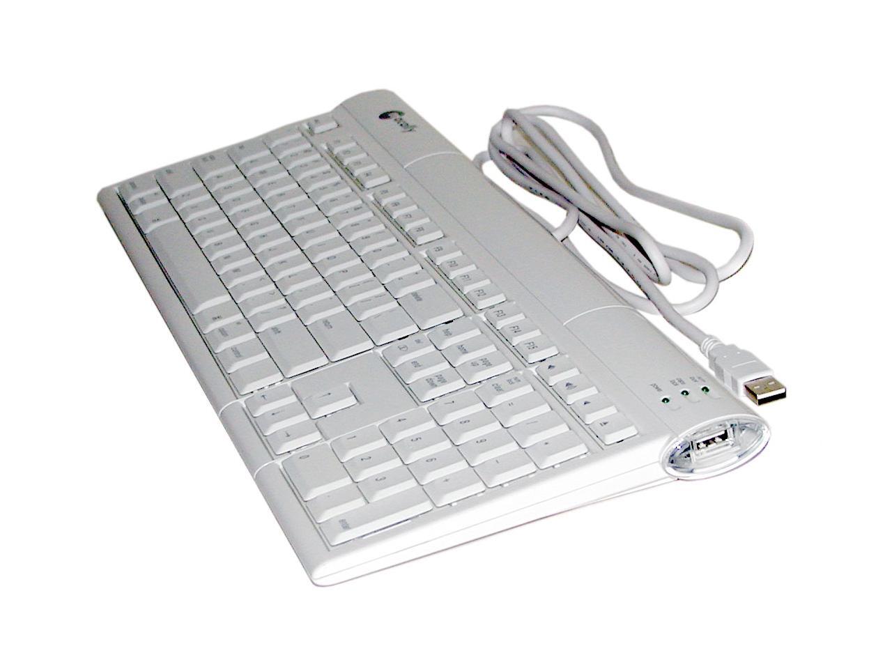 macally ICEKEY White Wired Keyboard - Newegg.com