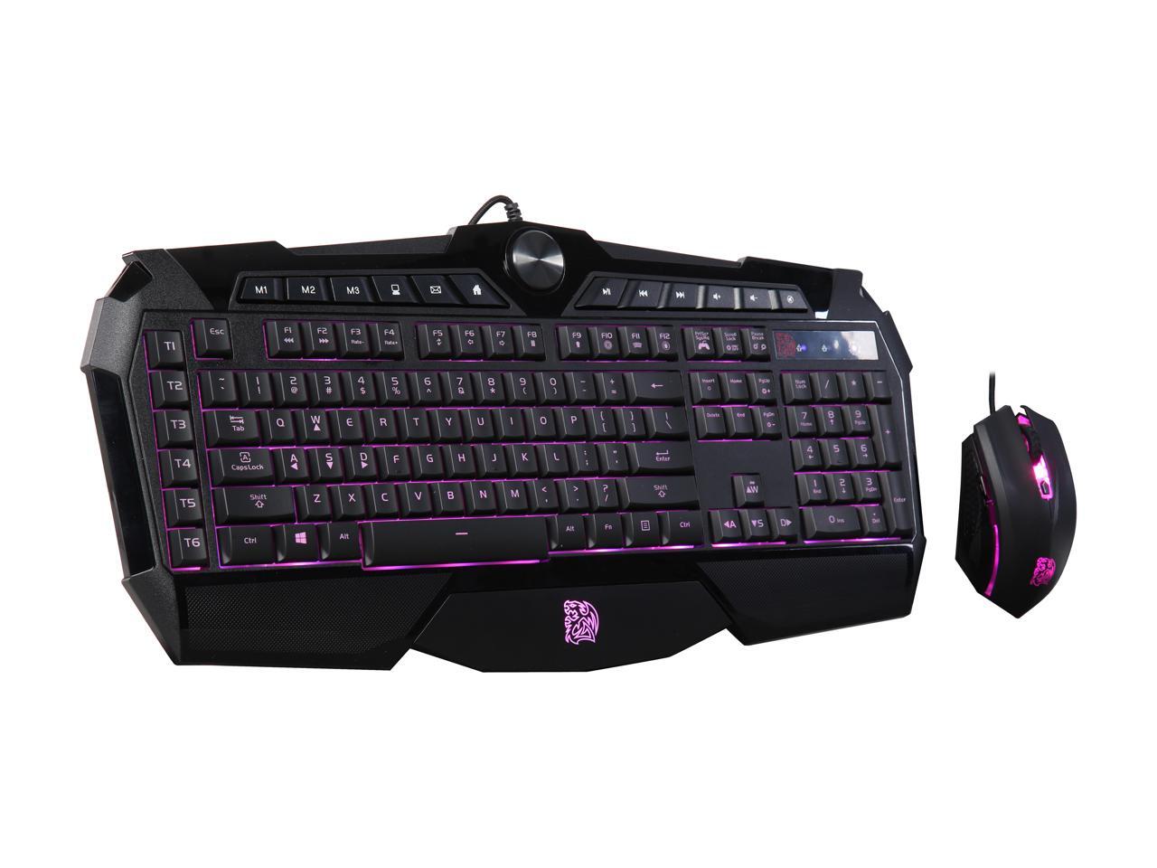 Thermaltake Tt eSports Challenger Prime RGB Gaming Keyboard and Mouse ...