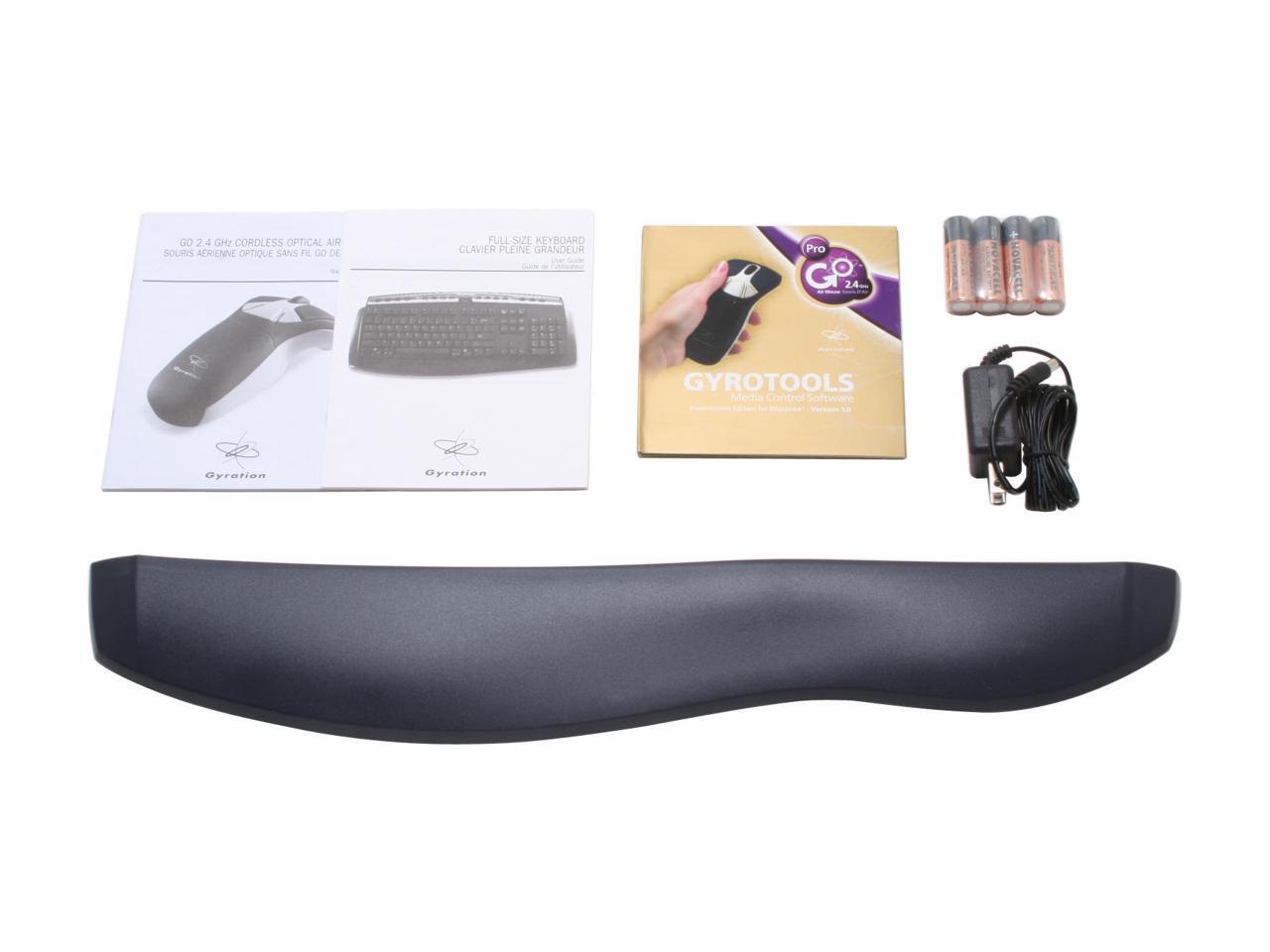 Gyration GO 2.4 GP6205FKM Blue RF Wireless Keyboard Suite - Newegg.com