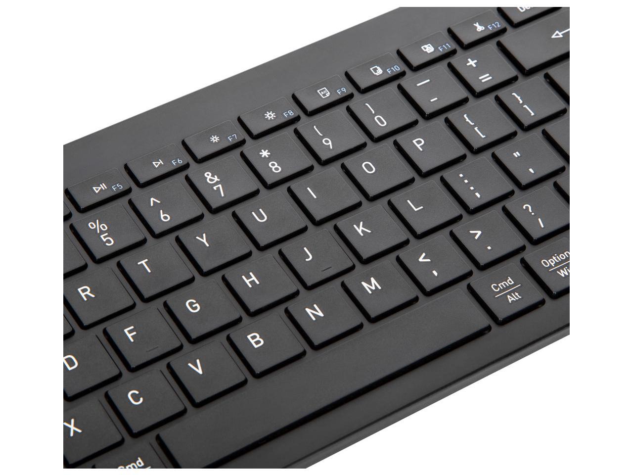 Targus Full-Size Multi-Device Bluetooth Antimicrobial Keyboard ...