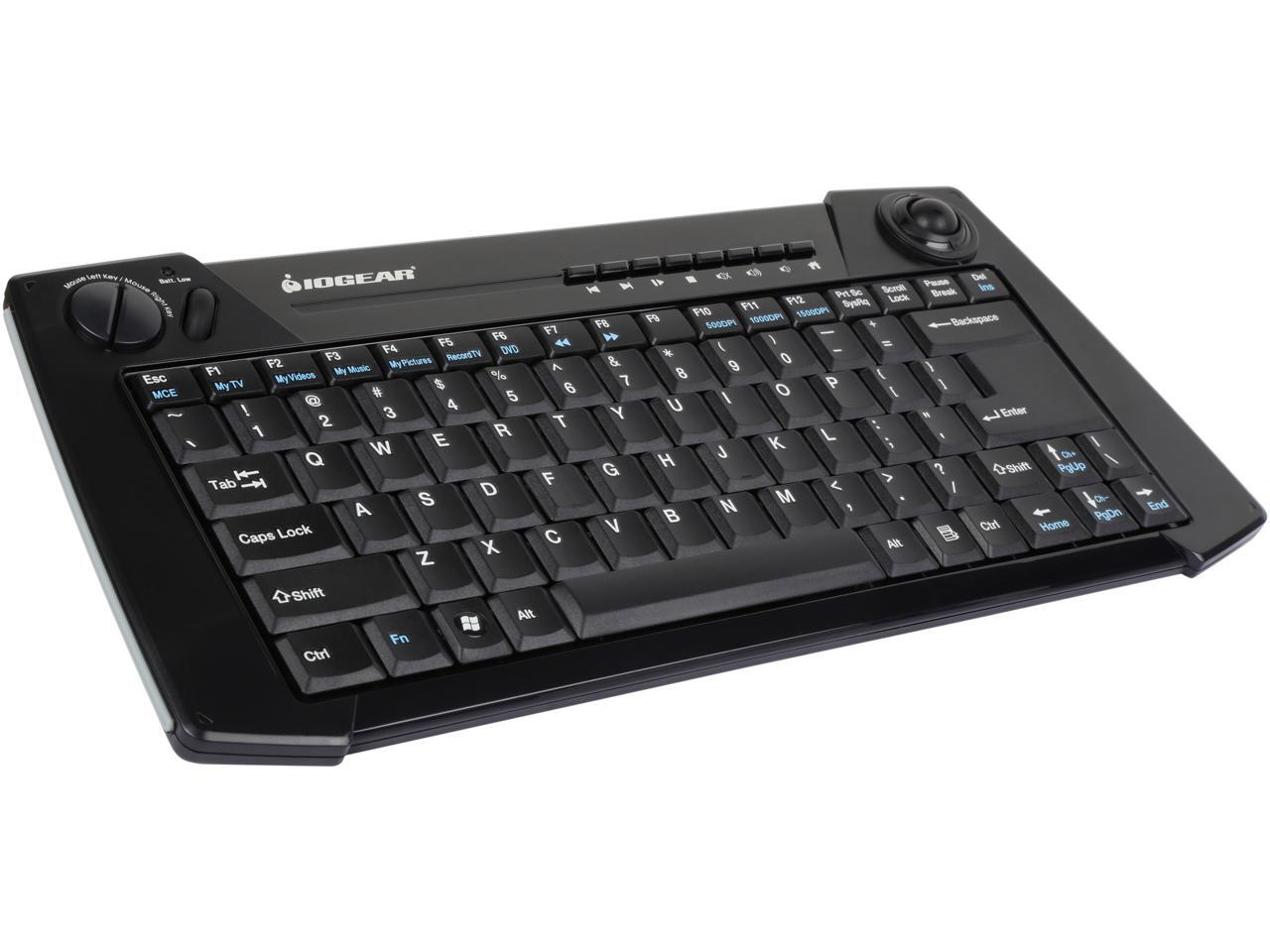 Refurbished: IOGEAR GKM561R Black 2.4GHz Wireless HTPC Multimedia ...