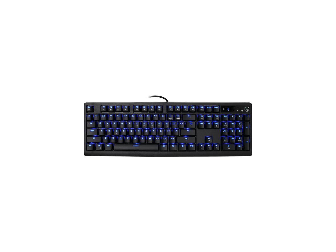 IOGEAR Kaliber Gaming MECHLITE Mechanical Gaming Keyboard - Red ...